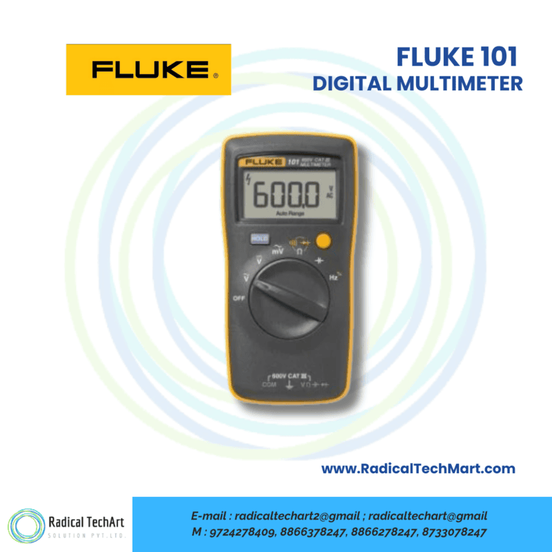 Fluke 101 Digital Multimeter - Compact, Reliable, and Accurate ...