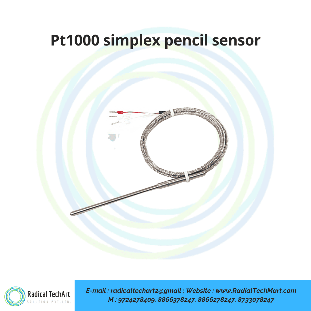 Pt1000 Simplex Pencil Sensor - High-Precision Industrial Temperature ...