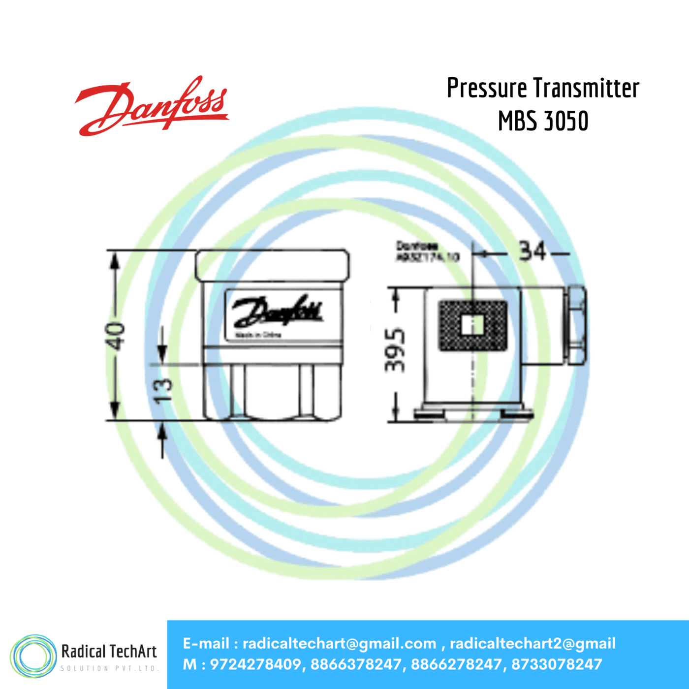 MBS 3050 Pressure transmitter