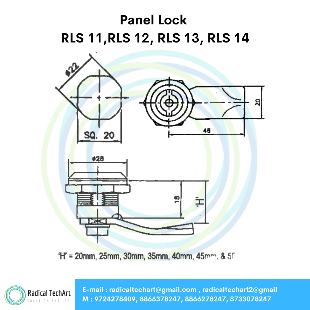 Panel Lock RLS 11-ss,12-ss,13-ss,14-ss