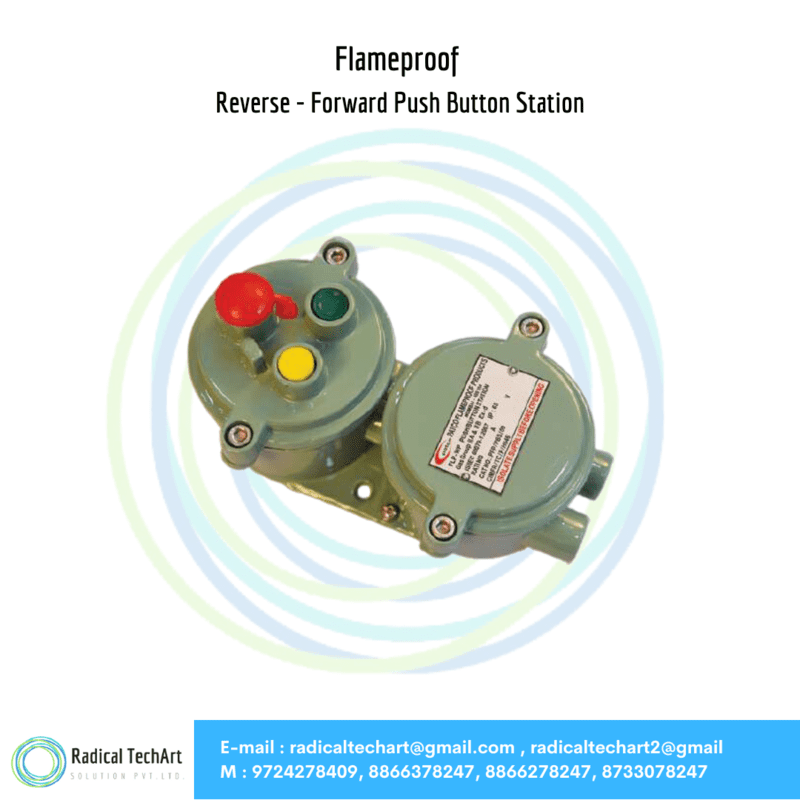 Flameproof Reverse - Forward Push Button Station