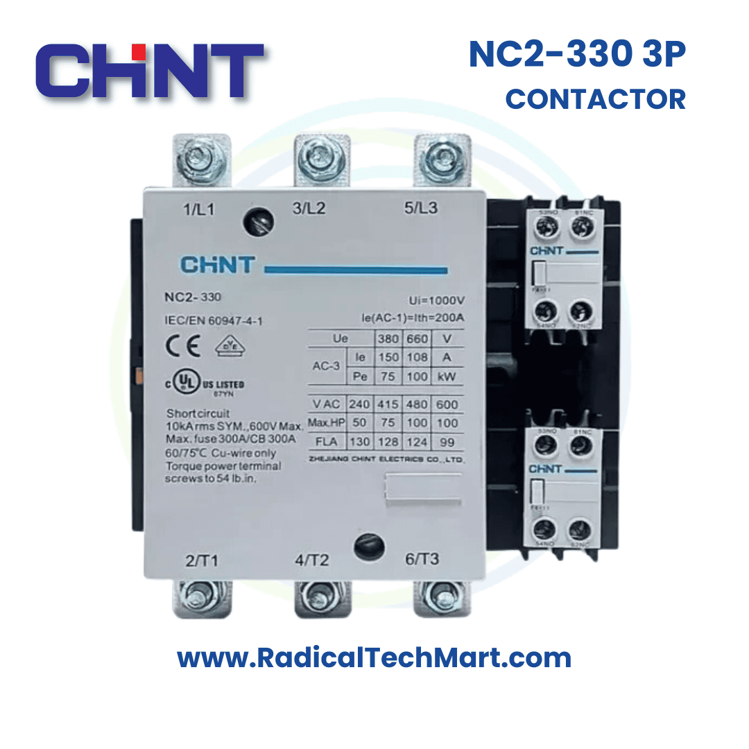 NC2 Series 3-Pole & 4-Pole Contactors | Rated Operational Current from ...