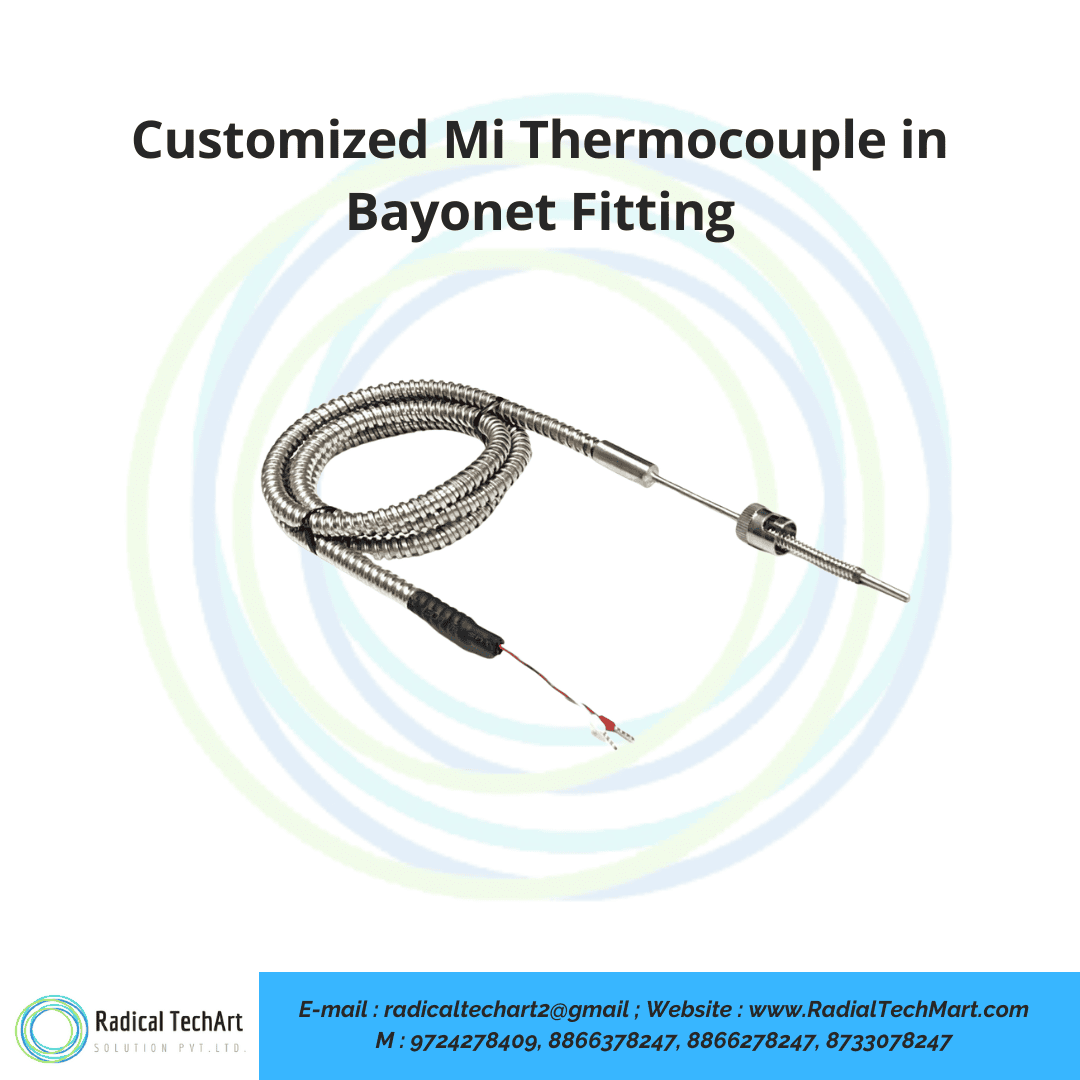 Customized Mi Thermocouple in Bayonet Fitting