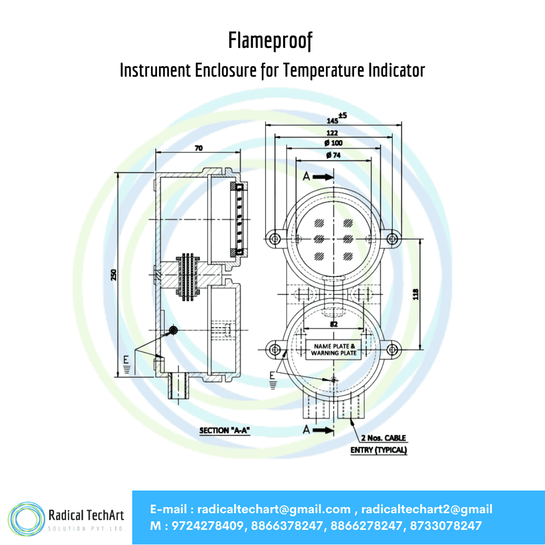 FLP Enclosure for Temp Indicator | Buy Online