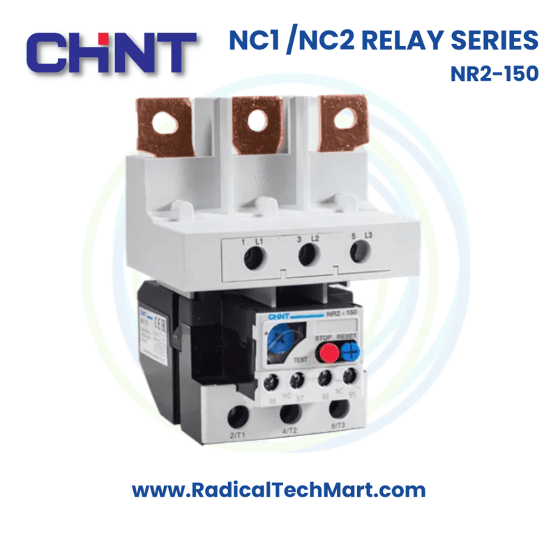 Chint NR2 Thermal Overload Relay for NC1/NC2 Contactors – Adjustable ...