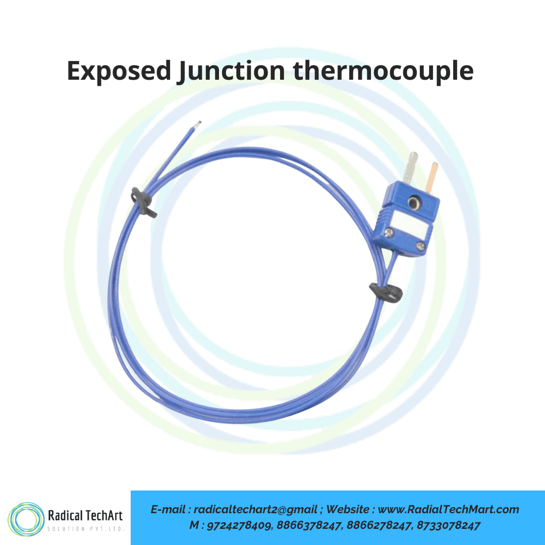Exposed Junction Thermocouple Wire with Connector | Fast Response ...