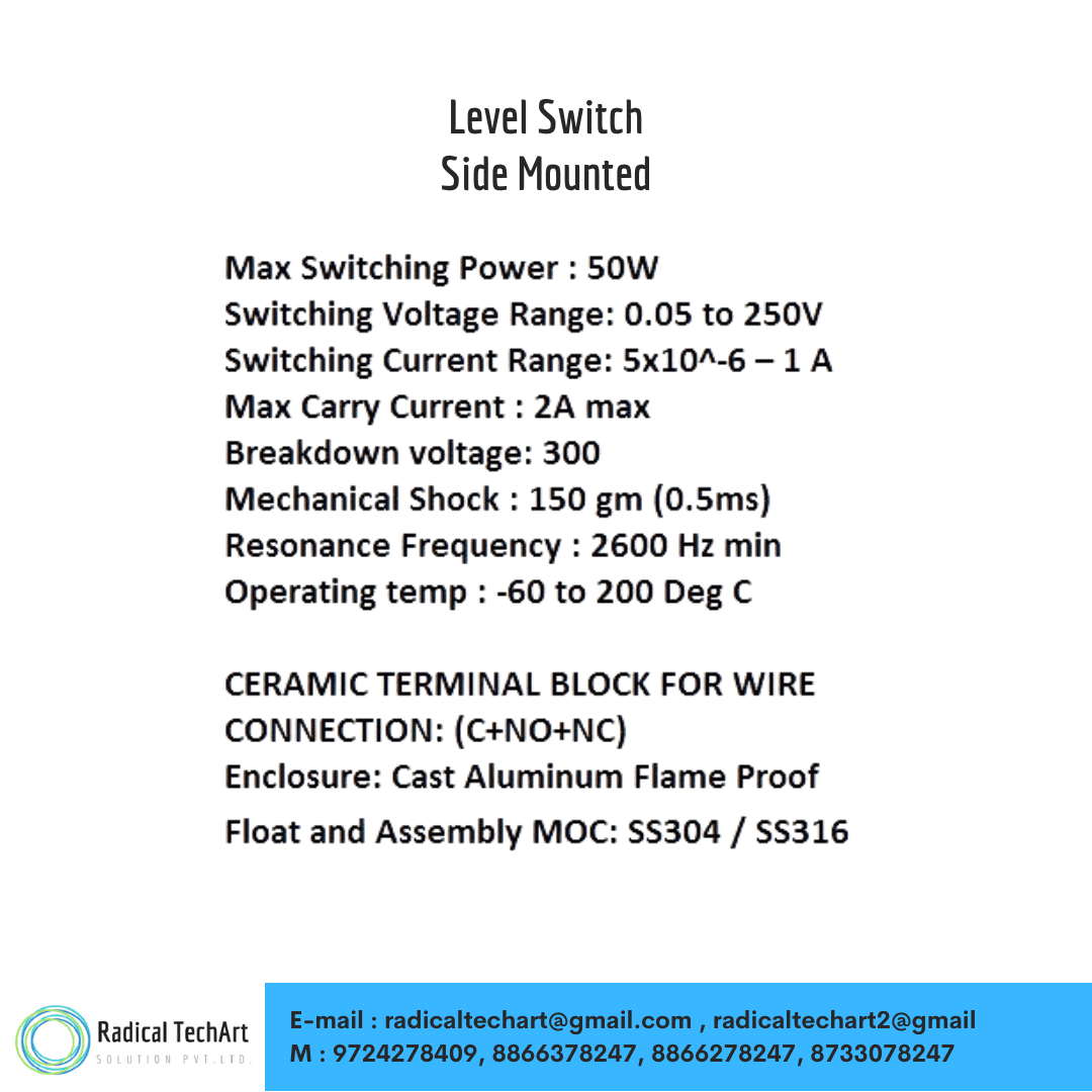 Side Mounted Level Switch