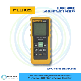 Fluke 406E Laser Distance Meter - Accurate Measuring Up to 60 Meters