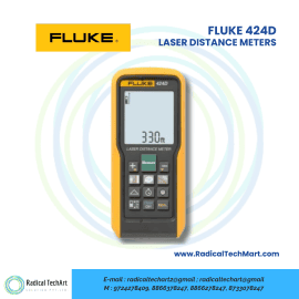 Fluke 424D Laser Distance Meter – Accurate 100-Meter Range Measuring Tool