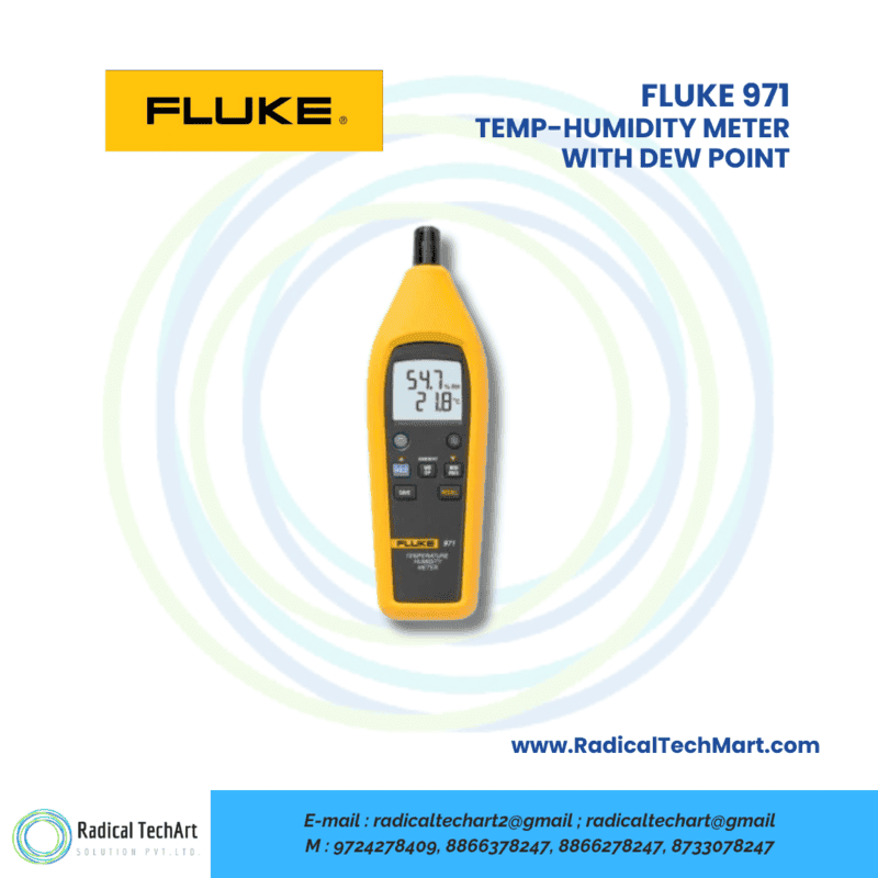 Fluke 971 Temperature-Humidity Meter with Dew Point | Accurate ...