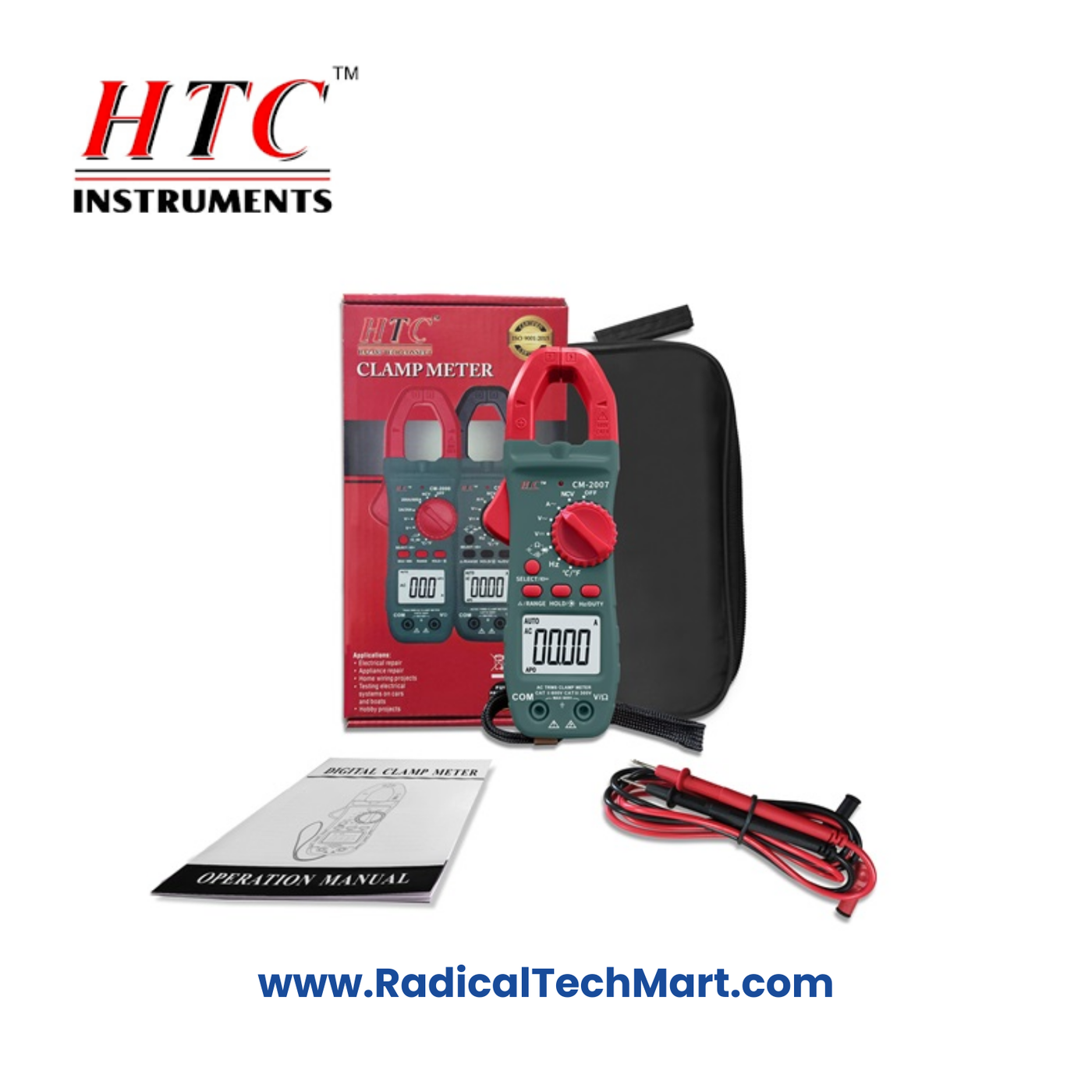 HTC CM-2007 Clamp Meter l Buy Online