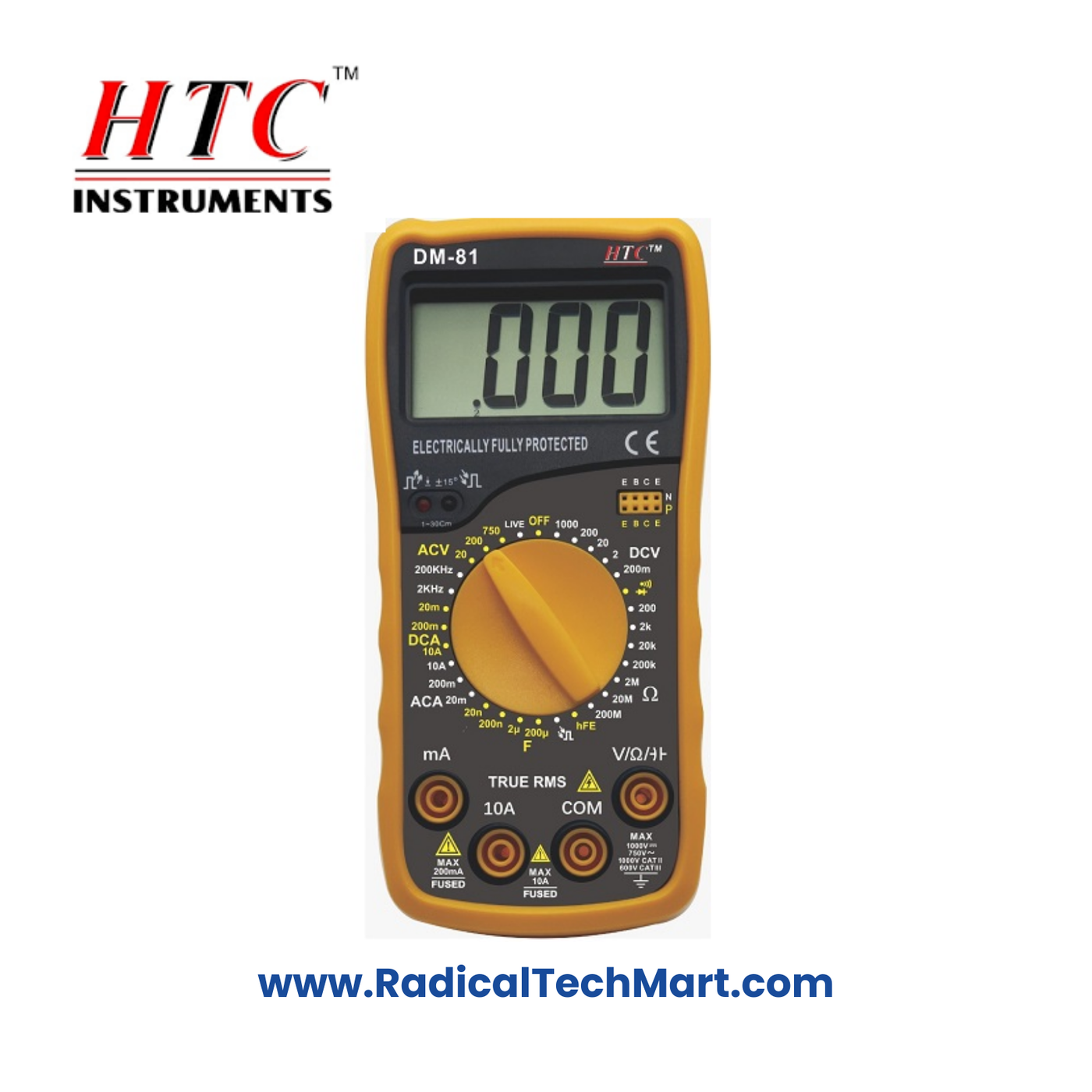 HTC Instruments DM-81 Digital Multimeter - Affordable Electrical ...