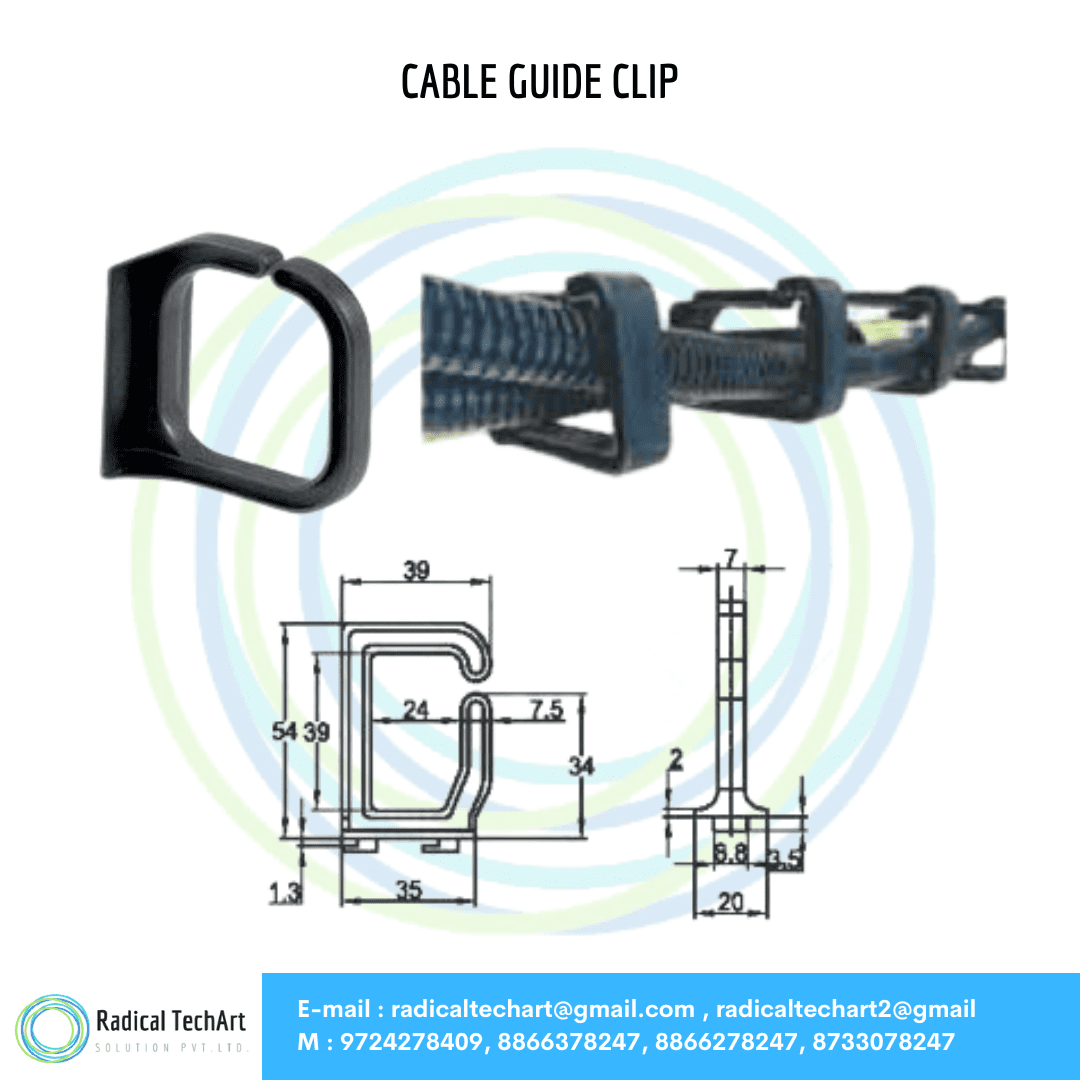 Cable guide clip