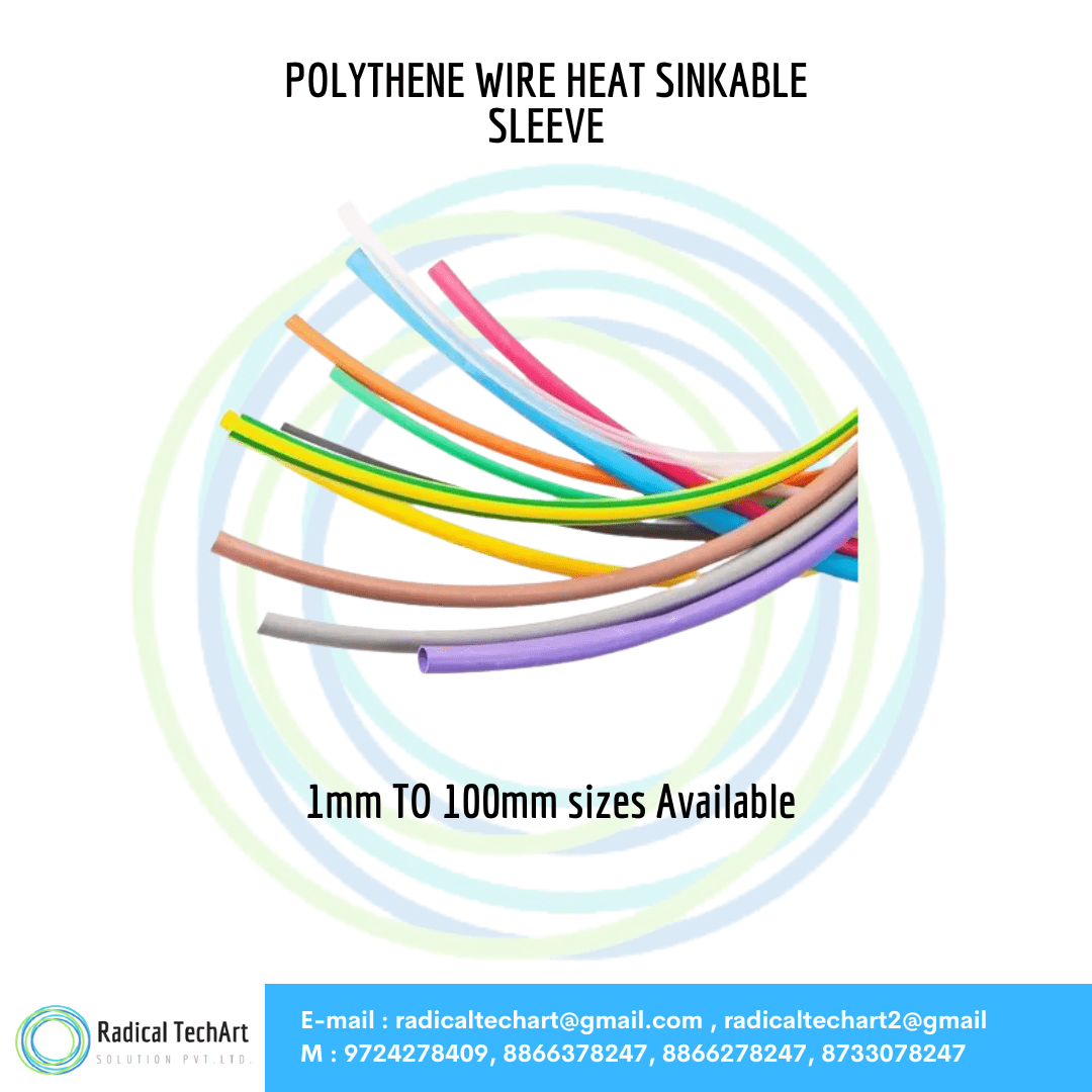 Polythene wire heat sinkable sleeve