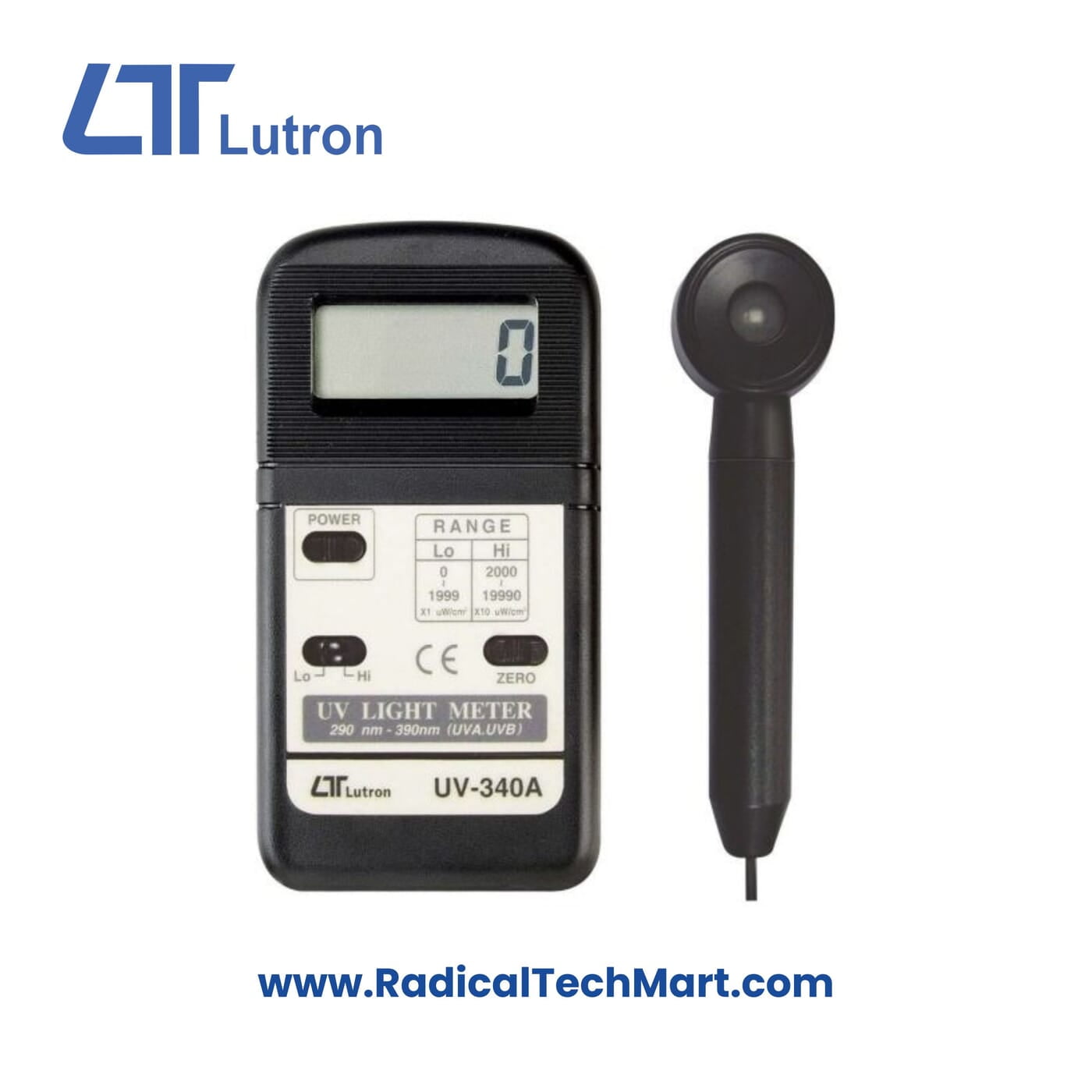 Lutron 340A UV Light Meter – Buy Online