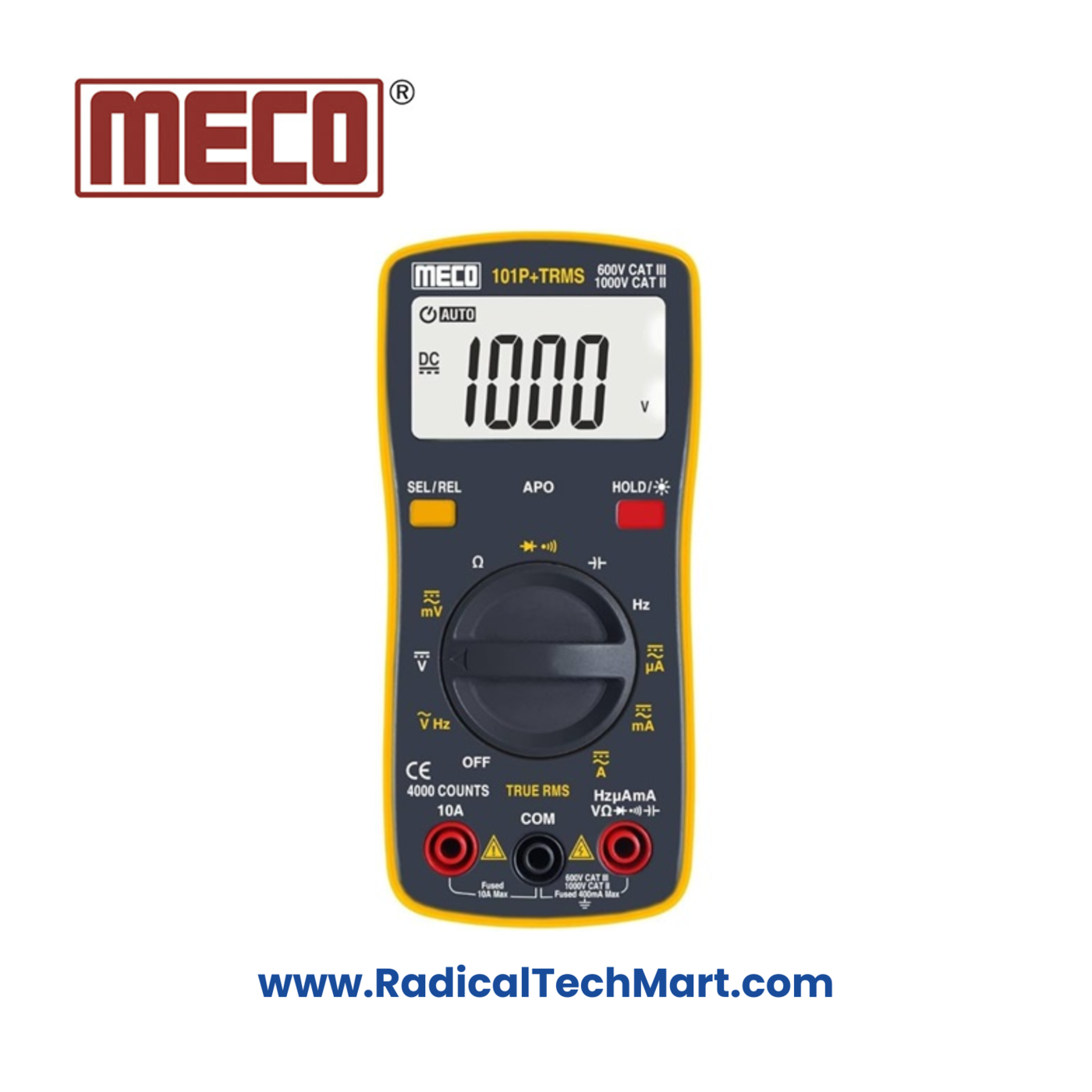 MECO 101P+ TRMS Digital Multimeter | Buy Online