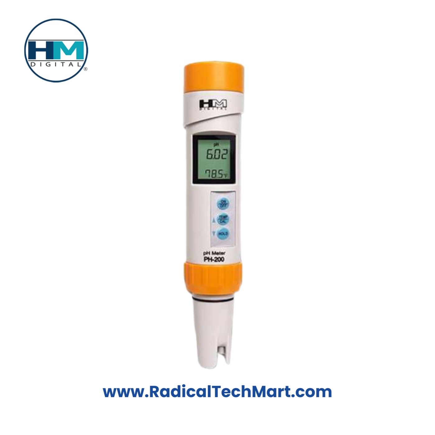 HM Digital PH-200 Waterproof pH Meter | Buy Online
