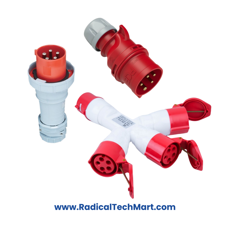 16A 3PIN Plug and Socket – Heavy Duty Electrical Connector, 16A 3PIN ...