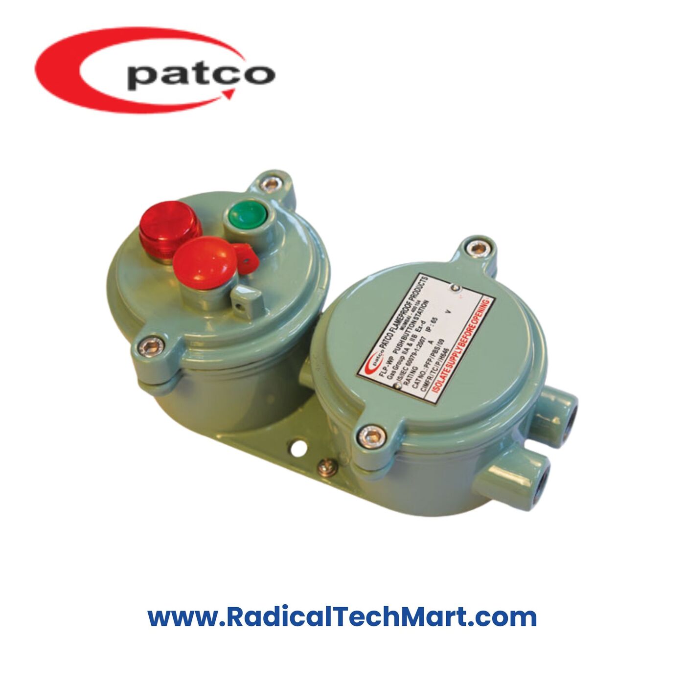 Flameproof Push Button Station with Indicator