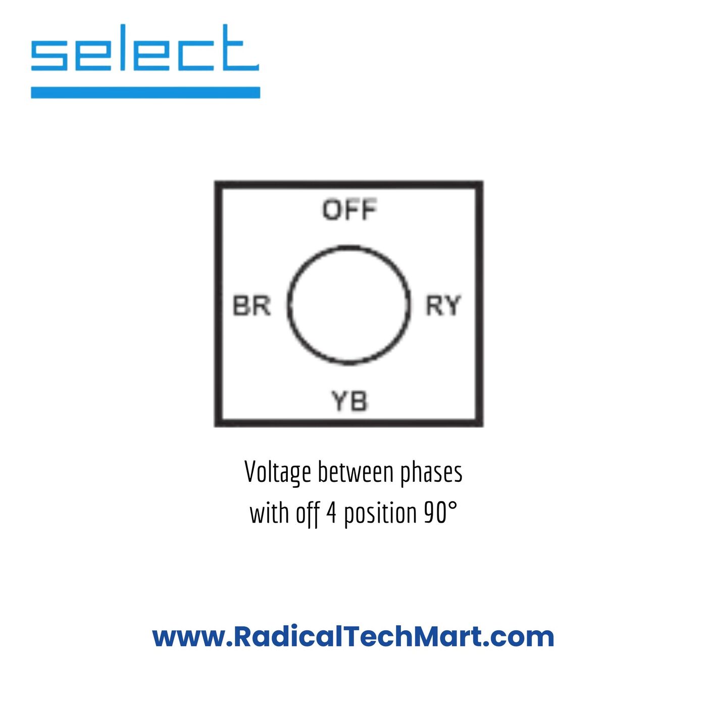 Select Voltmeter Selector Switches | Buy Online