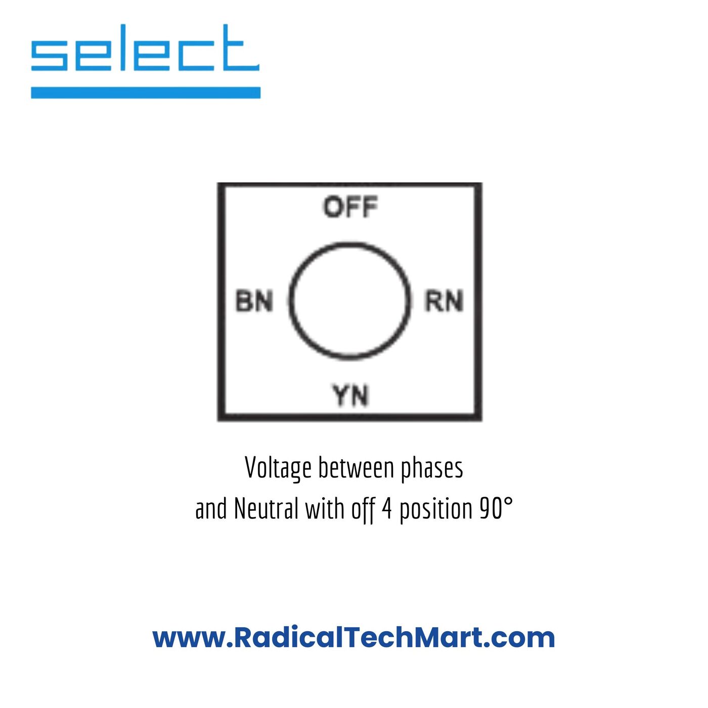 Select Voltmeter Selector Switches | Buy Online