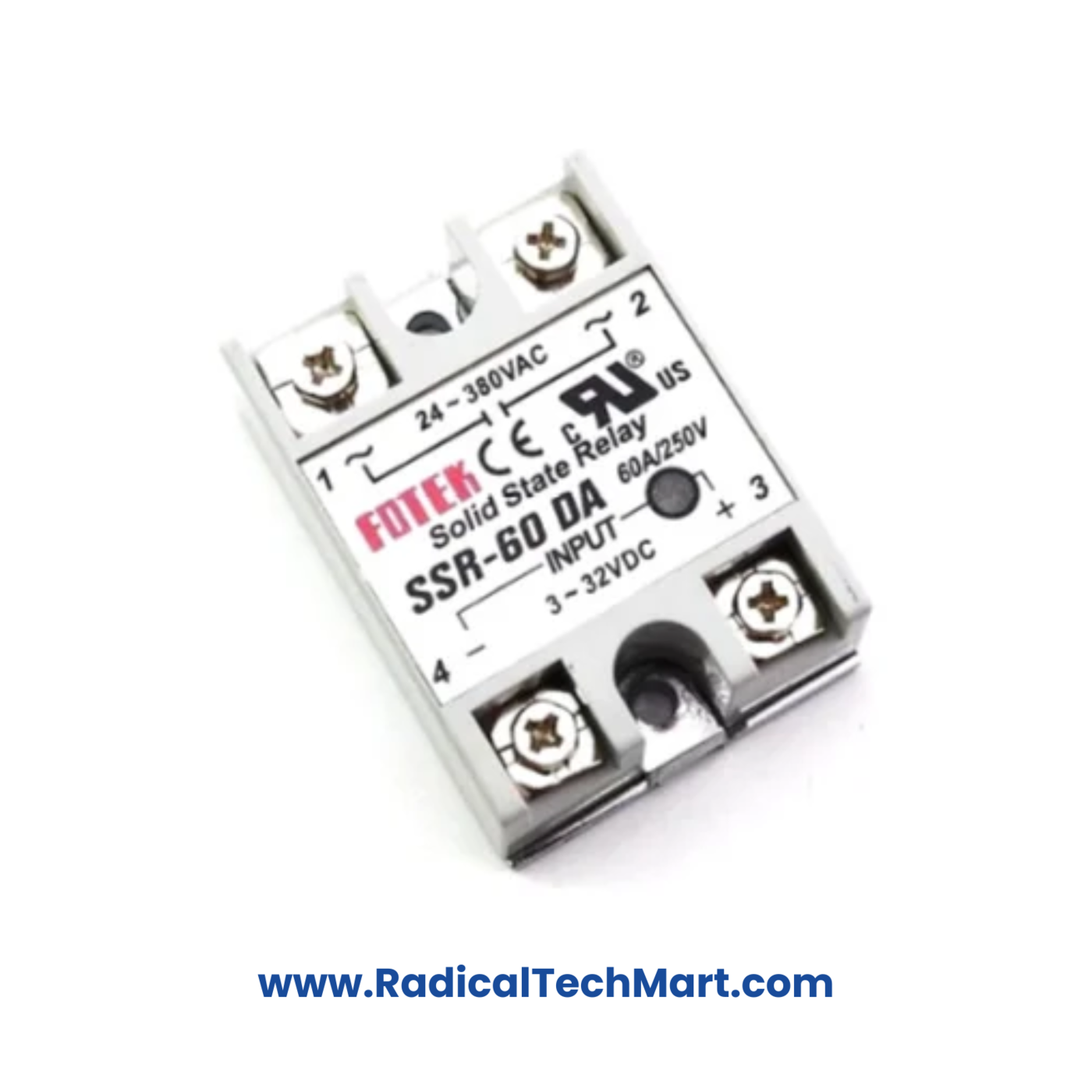 Solid State Relay DX Series: DX-16A, DX-25A, DX-40A, DX-60A, DX-80A