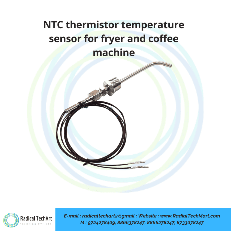 High-Precision NTC Thermistor Temperature Sensors for Fryers & Coffee ...