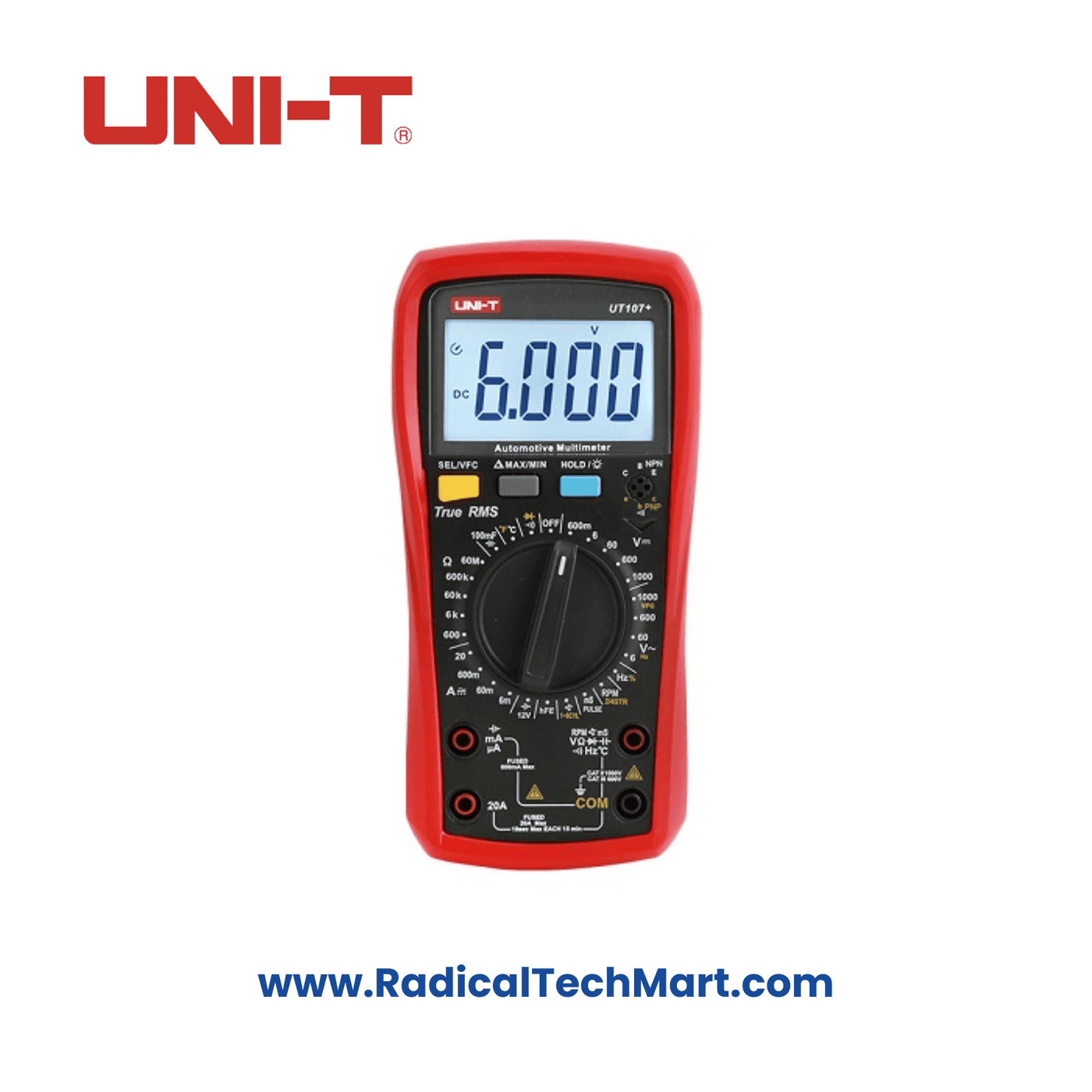 Uni-T UT107+ Automotive Multimeter | Buy Online