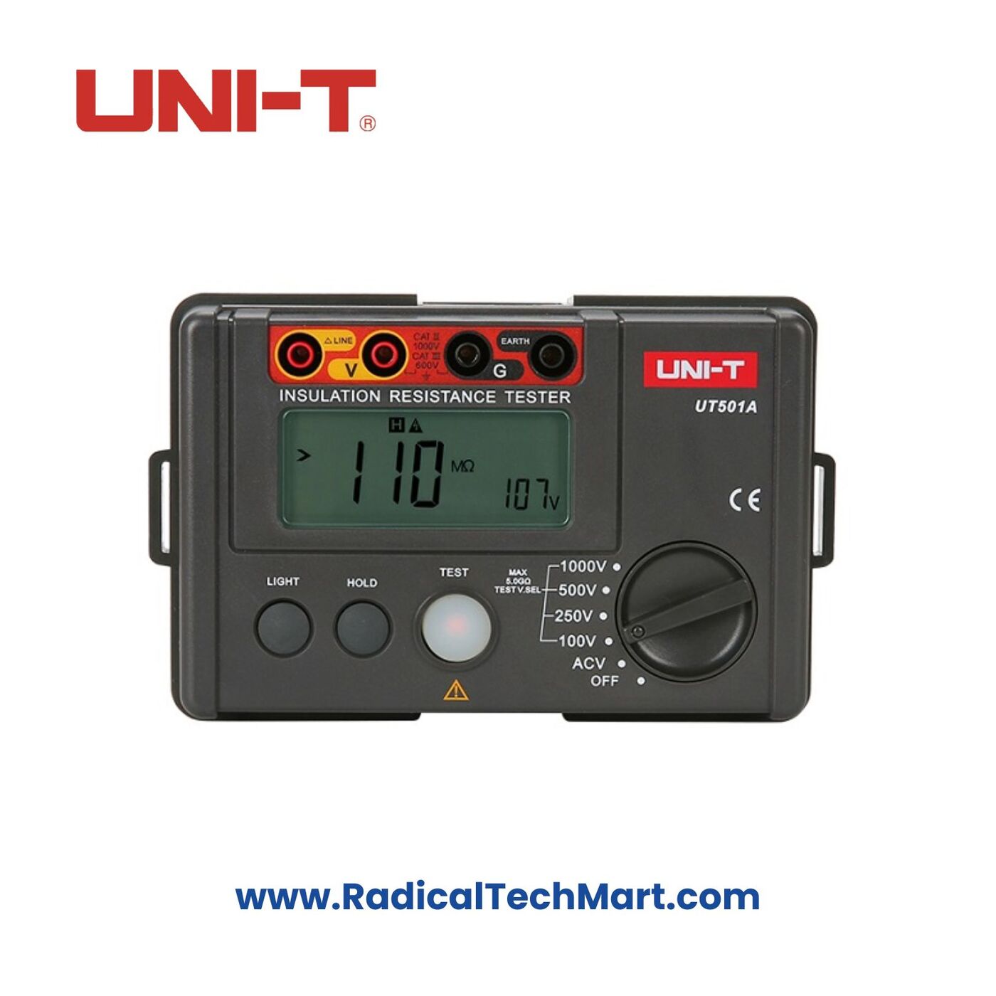 UNI-T UT501A Insulation Tester | Buy Online