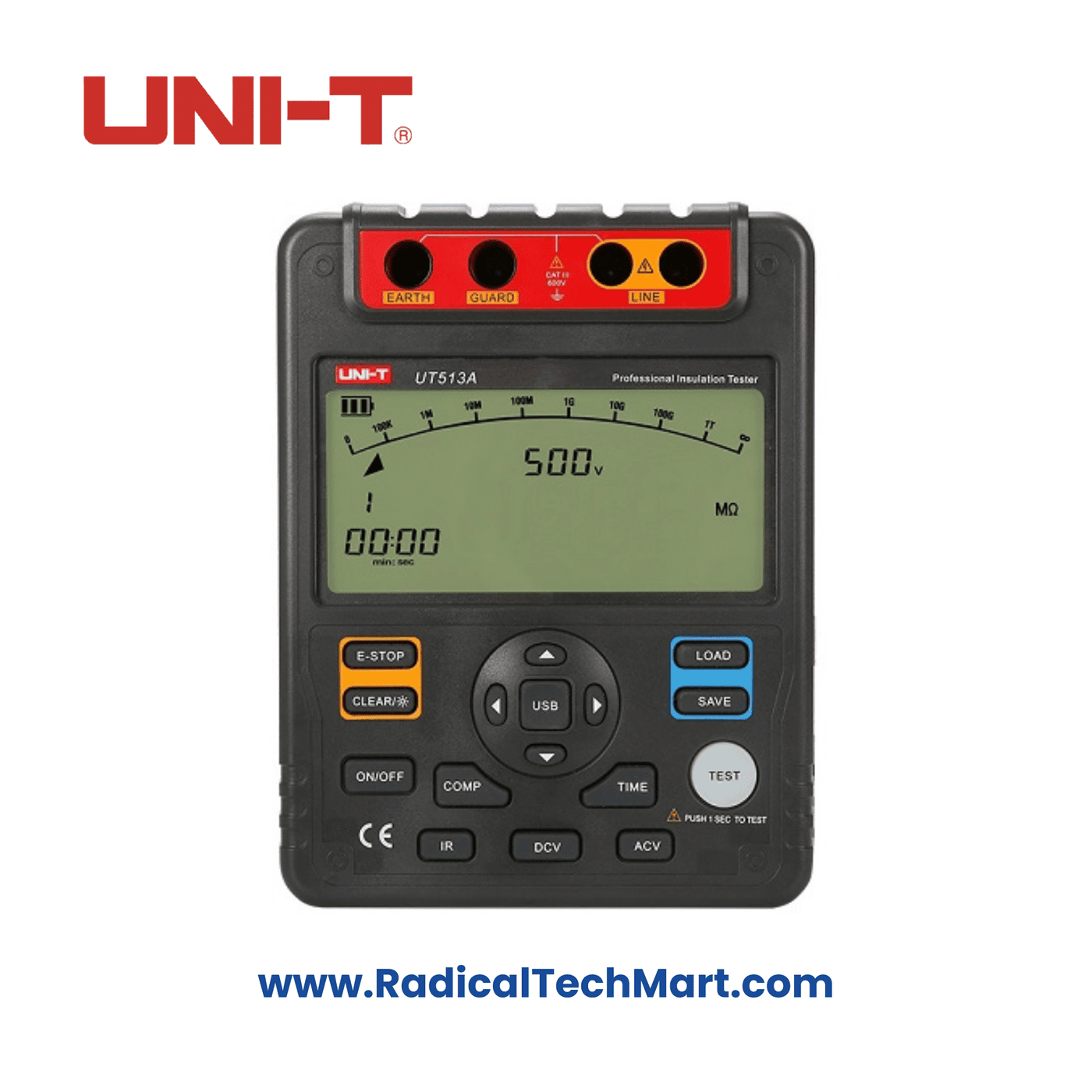 UNI-T UT513A 5KV Insulation Tester | Buy Online