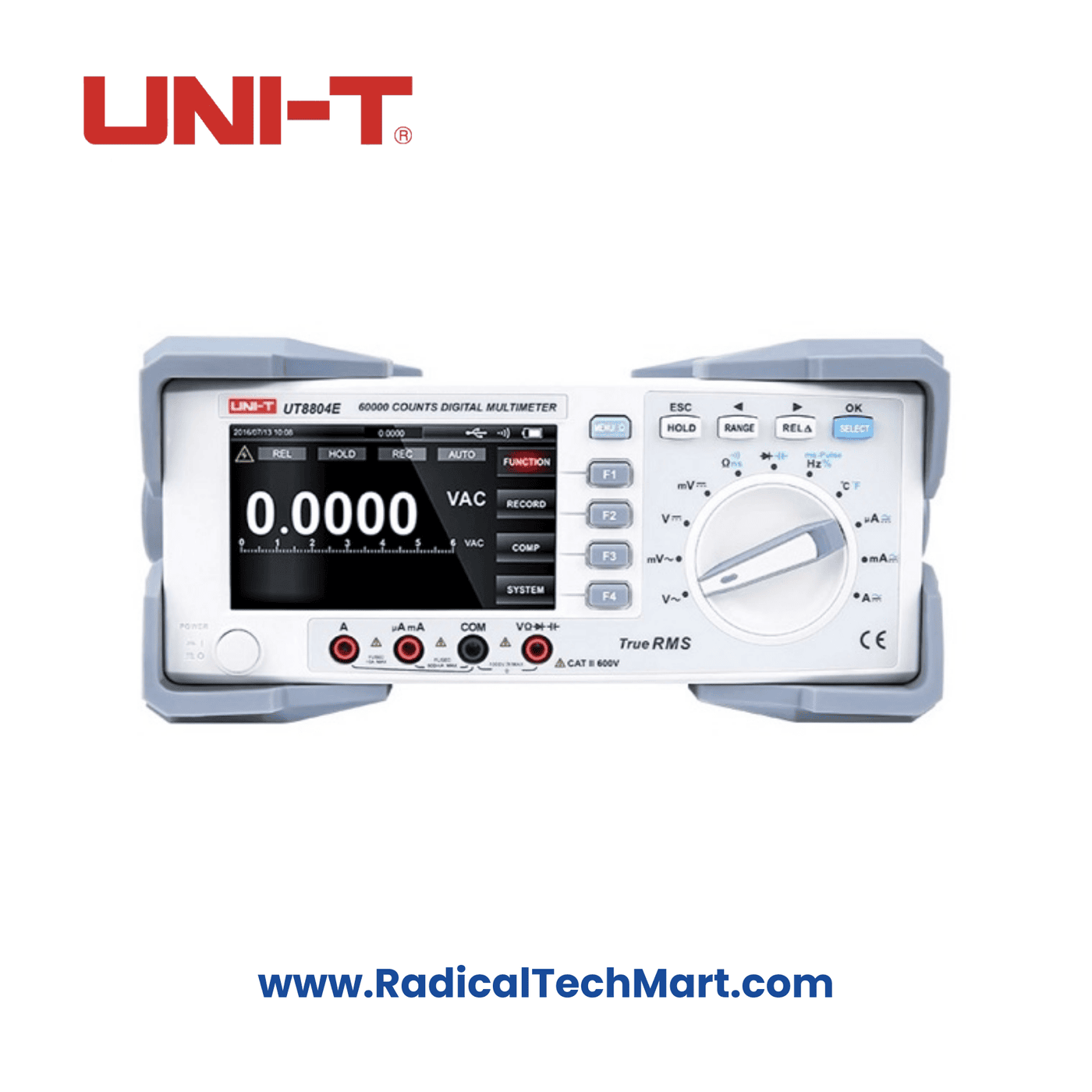 UNI-T UT8804E Benchtop Multimeter - True RMS Digital Multimeter for ...