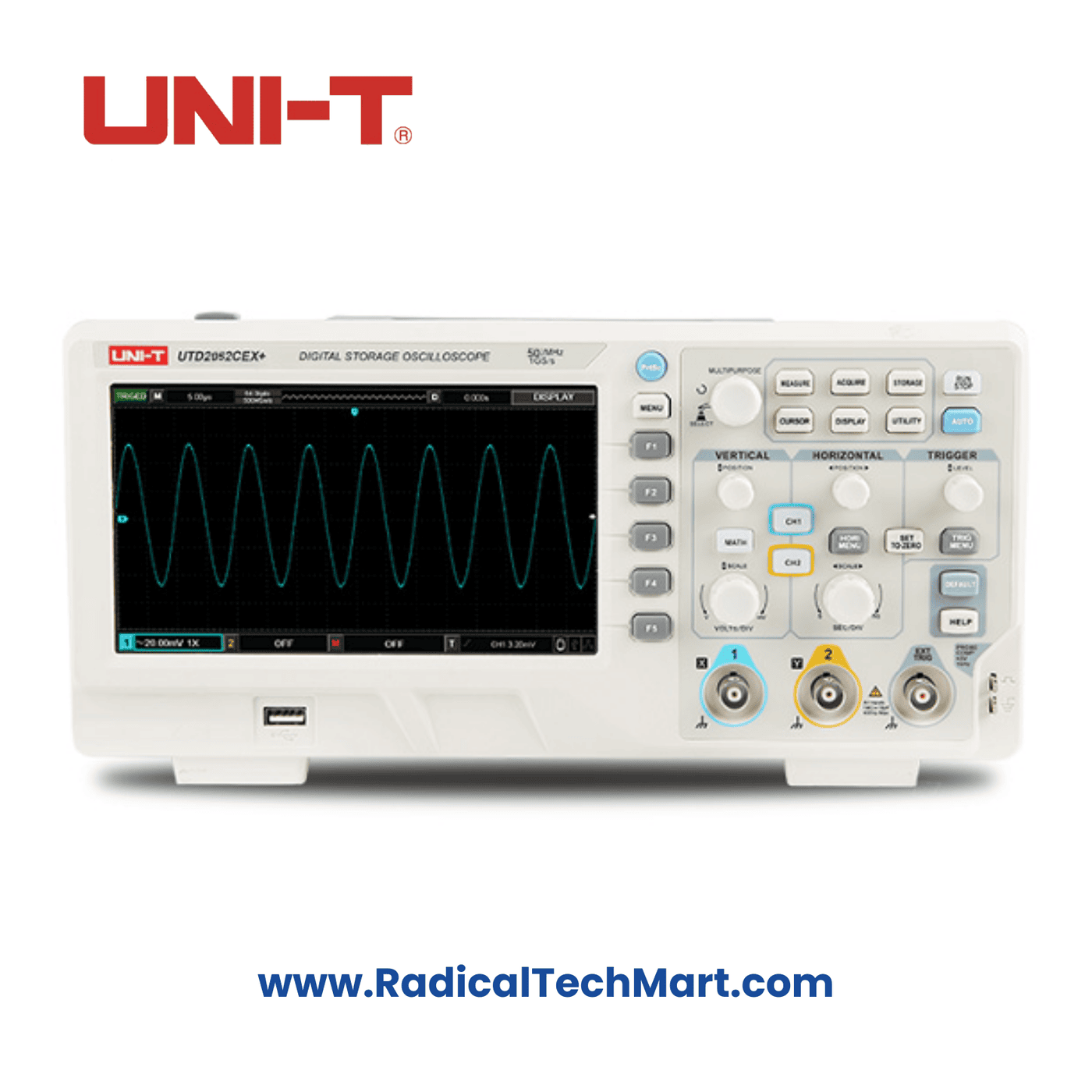 UNI-T UTD2052CEX+ Digital Oscilloscope | Buy Online