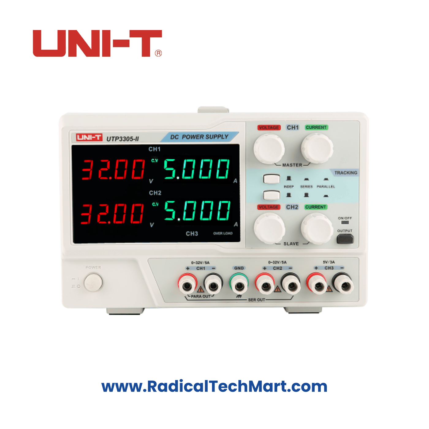 UNI-T UTP3305-II Linear DC Power Supply | Buy Online