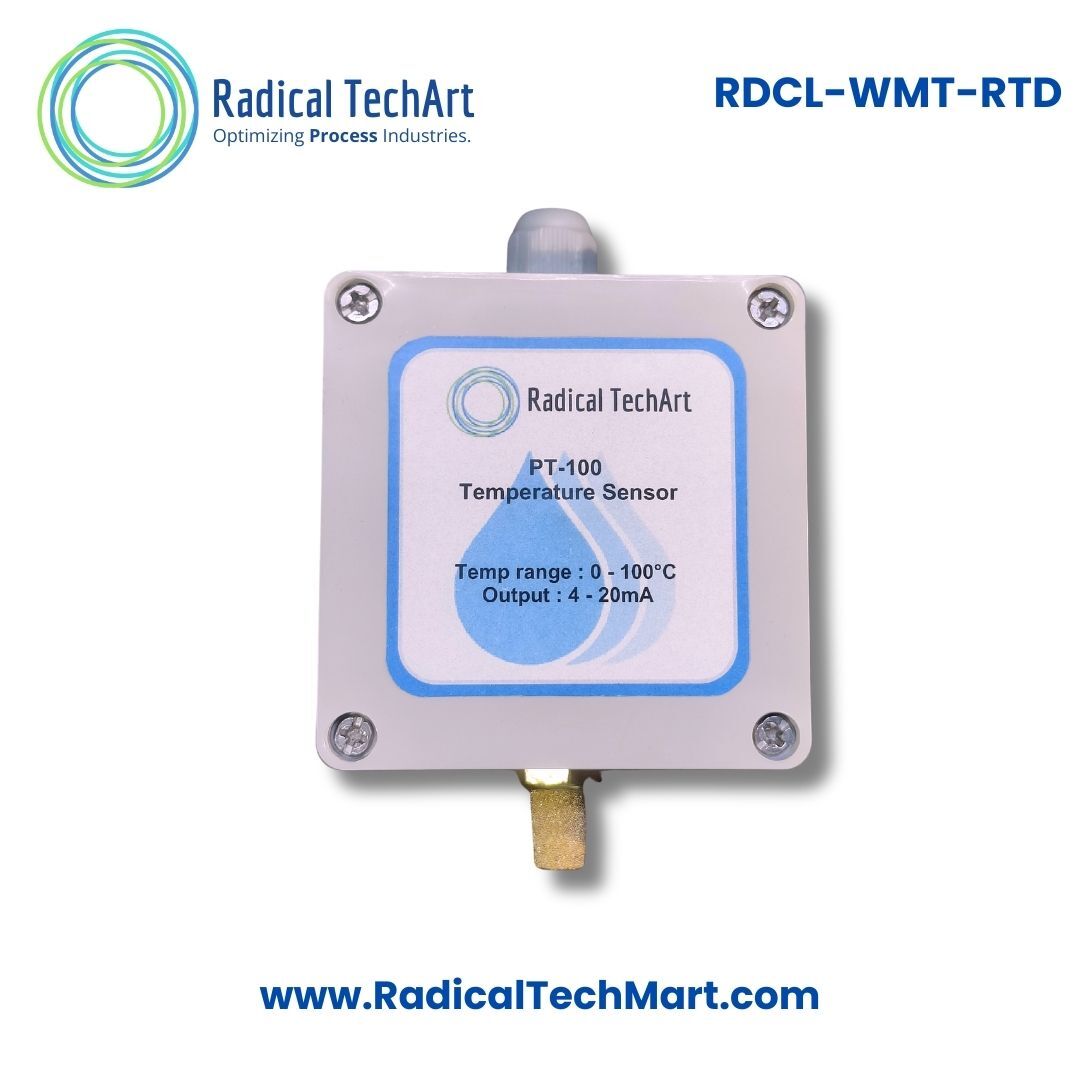 Wall-Mount Temperature Transmitter with In-Built Pt100 RTD | 2-Wire 4–20 mA